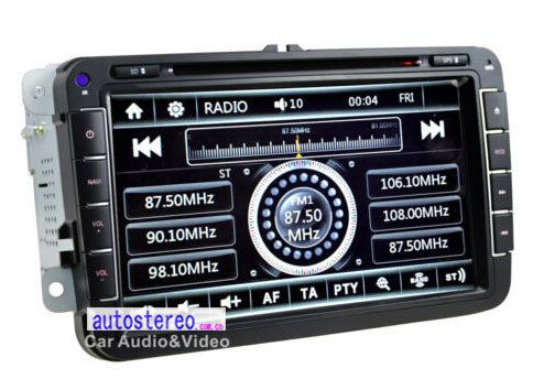 Sliding Touch Screen Car Stereo with DVD Player for Seat Leon Alhambra Altea Toledo