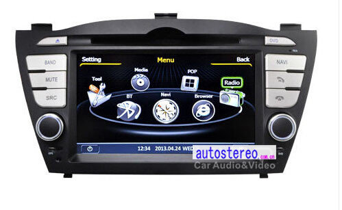 Hyundai ix35 Tucson Car Stereo Headunit and Accessories 7 Inch Touch Screen Three Zone