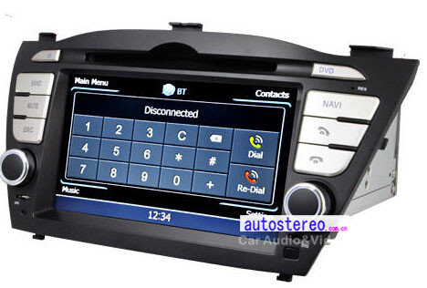 Hyundai ix35 Tucson Car Stereo Headunit and Accessories 7 Inch Touch Screen Three Zone