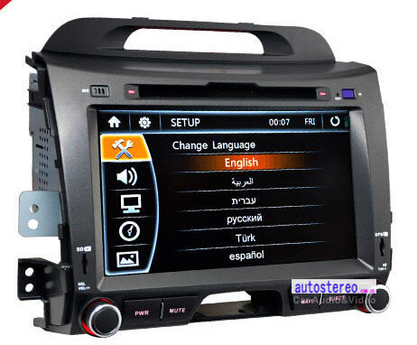 Autoradio Kia Sportage Stereo DVD USB GPS Hyundai Sat Nav with 3G Wifi Bluetooth 8''