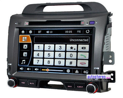 Autoradio for Kia Sportage Stereo DVD GPS Navigation Satnav Headunit Multimedia