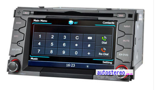 7" Hyundai Sat Nav Auto Radio for Kia Soul GPS Sat Nav Navigation DVD Player Headunit