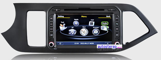 8 Inch WinCE 6.0 Hyundai Sat Nav Car Stereo DVD for KIA Picanto Morning GPS Navigation System