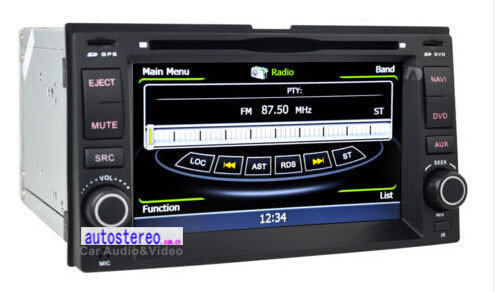 KIA Sportage Cerato Spectra Hyundai Sat Nav 6.2'' Car Stereo Parts With 3G WIFI Three Zone