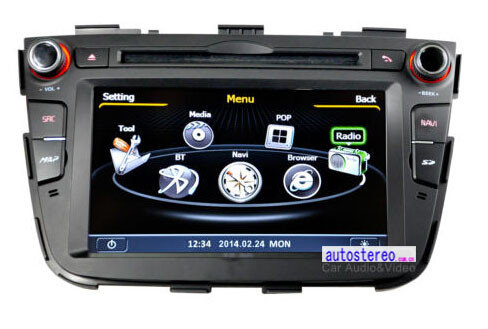 Multimedia Hyundai Sat Nav Auto Stereo DVD for KIA Sorento Radio Vehicle GPS Satnav Navigation