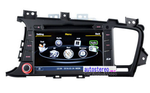 Bluetooth Phonebook 8 Inch Touch Screen Sat Nav Car Stereo Accessories for KIA K5 Magentis