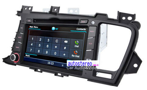 Bluetooth Phonebook 8 Inch Touch Screen Sat Nav Car Stereo Accessories for KIA K5 Magentis