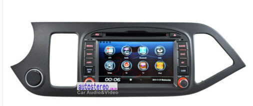 KIA Picanto / Morning Car Stereo SatNav Headunit DVD with iPod | Dual Zone | USB | SD