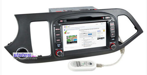 KIA Picanto / Morning Car Stereo SatNav Headunit DVD with iPod | Dual Zone | USB | SD