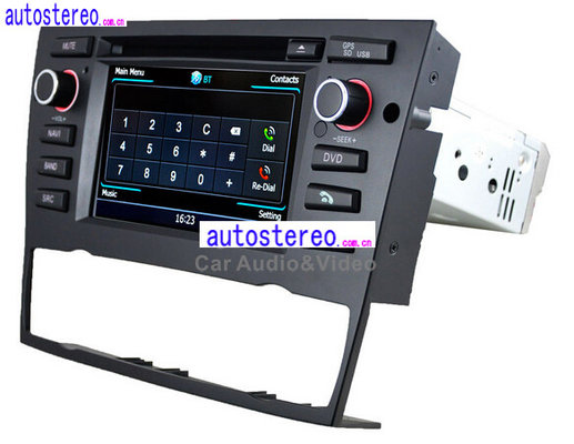 USB / Three Zone BMW Sat Nav DVD Car Stereo For BMW 3 Series E90 E91 E92 E93 6.2''
