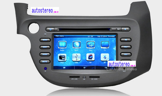 7'' Car Stereo GPS Navigation Headunit Autoradio  for Honda Fit  / Jazz 2007 Left Hand Drive