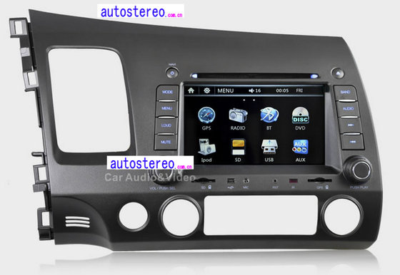 Honda Sat Nav DVD for Honda Civic GPS Sat Nav DVD Radio Headunit Multimedia Bluetooth