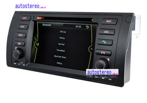 Bluetooth Car Stereo Radio BMW Sat Nav DVD for BMW 5 Series X5 E53 M5 E39 7"  Touch Screen
