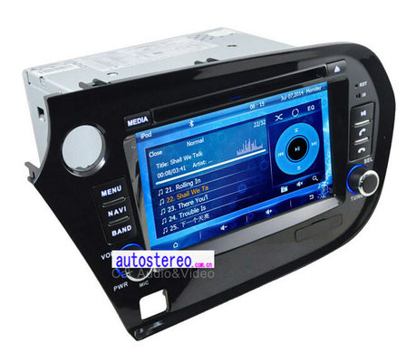 7'' Car Stereo GPS Navigation Autoradio Multimedia for Honda Insight 2010+ with DVD / USB
