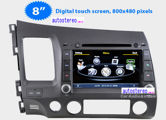 Left Hand Drive Honda Civic 2006 - 2011 Honda Sat Nav DVD With 3G WIFI Bluetooth