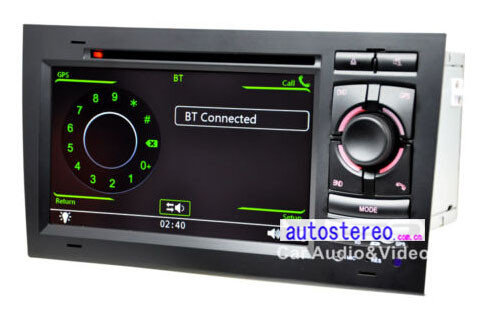 Audi A4 S4 Auto Stereo GPS Headunit Multimedia Satnav DVD Player With Sat Nav WinCE 6.0