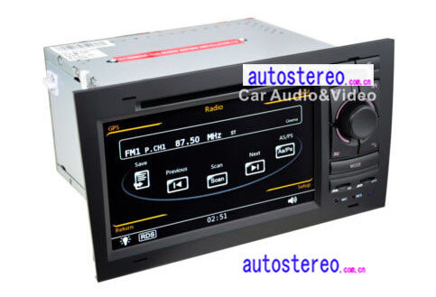Audi A4 S4 Auto Stereo GPS Headunit Multimedia Satnav DVD Player With Sat Nav WinCE 6.0