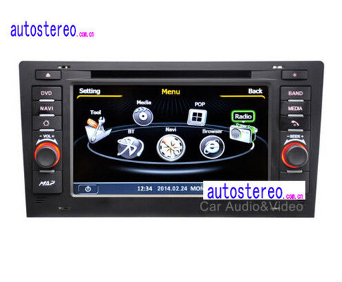 Three Zone Audi Car Stereo for Audi A8 S8 Autoradio GPS Sat Nav Navigation Headunit