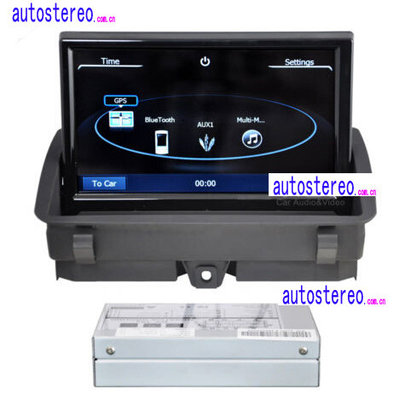 Automotive Multimedia for Audi Q3 GPS Satnav Navigation DVD Headunit Stereo Bluetooth