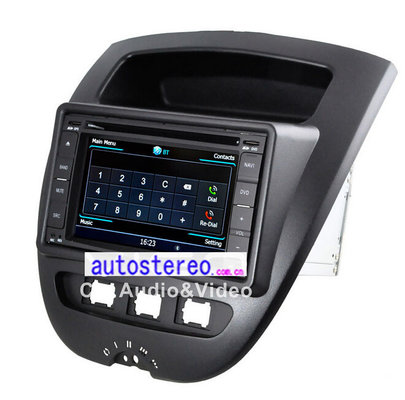 Toyota Sat Nav DVD Car Stereo for Citroen C1 Toyota Aygo Peugeot 107 Satnav Headunit DVD Autoradio