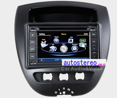 Toyota Sat Nav DVD Car Stereo for Citroen C1 Toyota Aygo Peugeot 107 Satnav Headunit DVD Autoradio