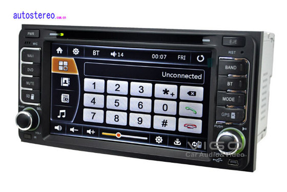 Android 4.0 Car Stereo Toyota Sat Nav DVD 6.2'' double din car stereos ith DVD SD USB Dual Zone