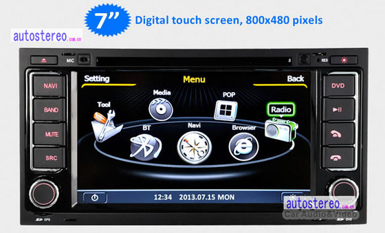 VW Volkswagen Touareg GPS Navigation Auto Radio DVD Player