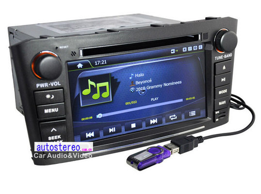 WinCE 6.0 Nav Bluetooth Multimedia 7"  Toyota Sat Nav DVD for Toyota Avensis Auto Radio GPS DVD Player