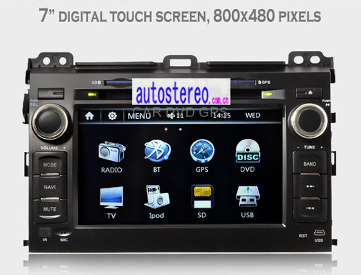 Car StereoToyota Sat Nav DVD for Toyota Land Crusier Prado Auto Radio Multimedia GPS Navigation