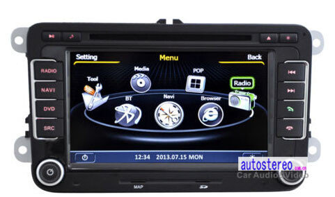3G Wifi WinCE 6.0 System Car Stereo Sat Nav Skoda Fabia Octavia Superb Roomster GPS