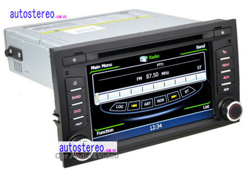 GPS DVD Car Stereo Sat Nav Headunit Auto Radio With Bluetooth
