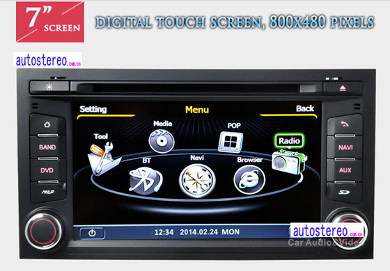 Auto DVD Player Car Stereo Sat Nav Bluetooth / DVD Sat Nav Car Stereo