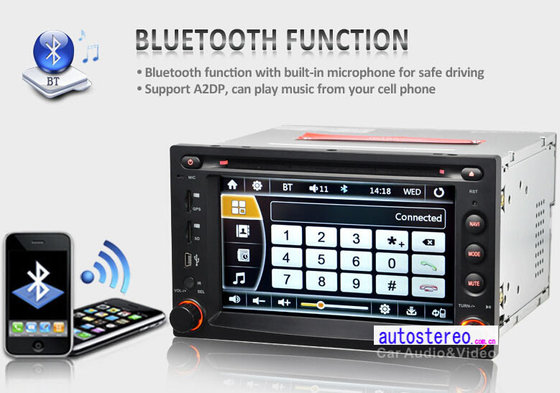 Bluetooth Touch Screen 6.2'' Car Stereo Honda Sat Nav DVD with SD USB Dual Zone