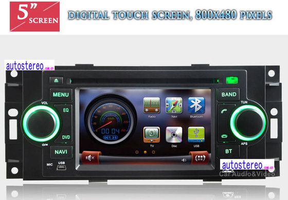 Chrysler Dodge Multimedia Sat Nav Bluetooth DVD Player Stereo