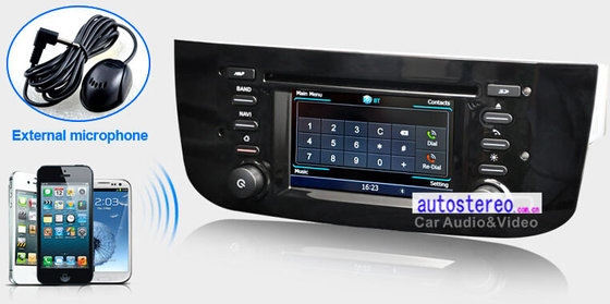 Bluetooth Multimedia Sat Nav / 3G WIFI Sat Nav WinCE 6.0 for FIAT Automotive