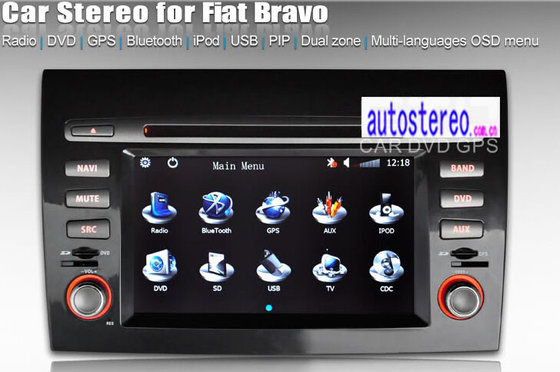 6.2 Inch Multimedia Sat Nav DVD Player Autoradio with bluetooth