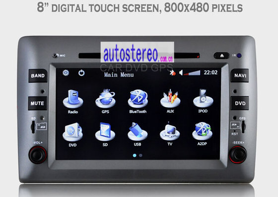 8" GPS Navigation Sat Nav Multi-languages Menu for FIAT STILO 2002 - 2010