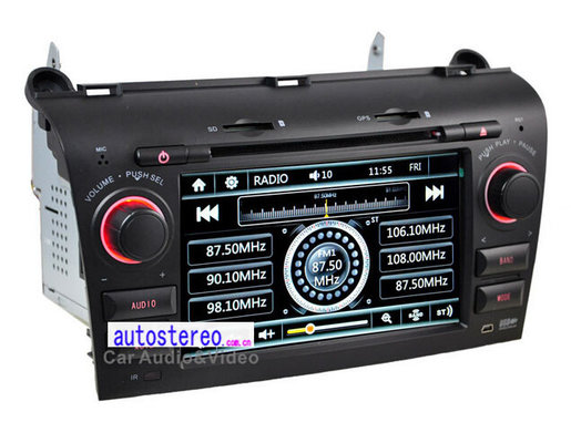 7 Inch DVD GPS Multimedia Navigation for Mazda 3 2003 - 2009 with Phonebook