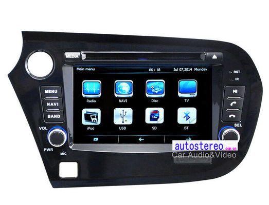 7 Inch Touch Screen Car GPS Navigation for Honda Insight Stereo Autoradio Multimedia Left Hand Drive