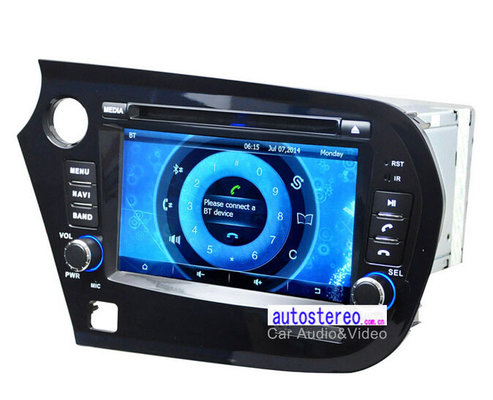 7 Inch Touch Screen Car GPS Navigation for Honda Insight Stereo Autoradio Multimedia Left Hand Drive