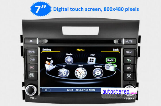 7'' Car Stereo GPS Headunit DVD Player Autoradio Satnav for Honda CR-V 2012+ With WinCE 6.0 GPS
