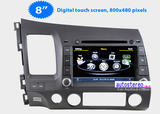 Multimedia Honda Sat Nav DVD for Honda Civic Stereo GPS Navigation Headunit DVD Autoradio System