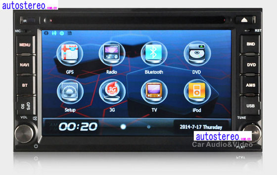 Nissan Car Stereo GPS Sat Nav Headunit with Bluetooth / Phonebook