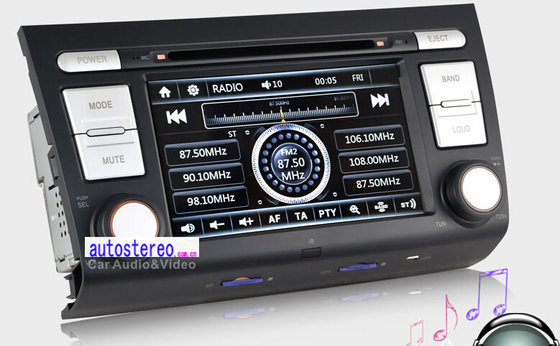 7'' Double Din Bluetooth Head Unit with DVD SD USB Dual Zone