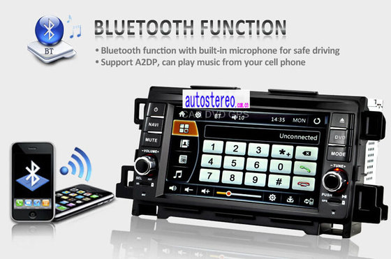 GPS Navigation Japanese Car Stereo with USB Port , Sat Nav Head Unit