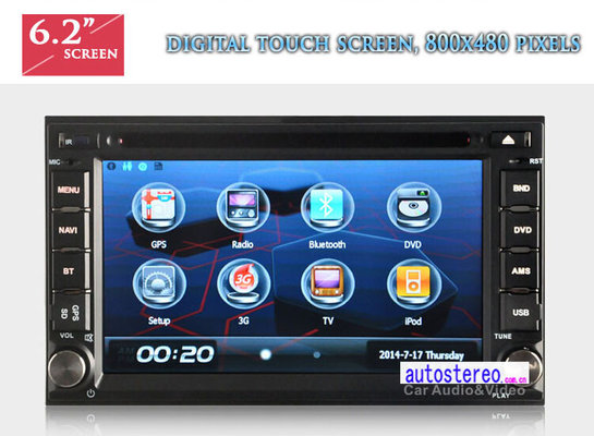 Touch Screen Japanese Car Stereo Autoradio Digital for GPS Satnav