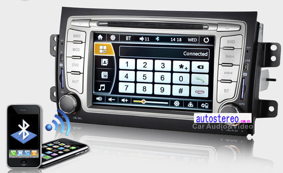 Bluetooth Car Stereo Autoradio GPS Navigation SatNav DVD Player