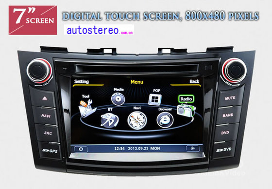 Multimedia GPS In Dash Navigation System double din car stereo with sat nav