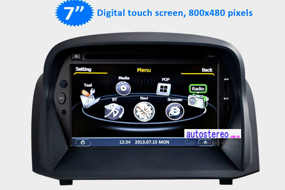 Ford Fiesta Car Stereo 2 Din , GPS Autoradio Multimedia Dash DVD