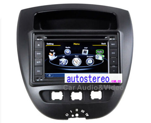 Citroen C1 Toyota Aygo Car Stereo DVD Player Peugeot 107 Satnav Headunit DVD Autoradio